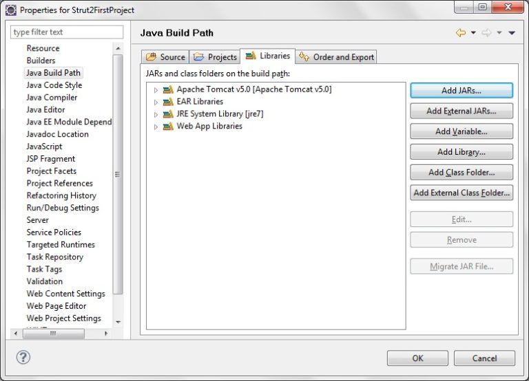 Javabuildpath Java2blog