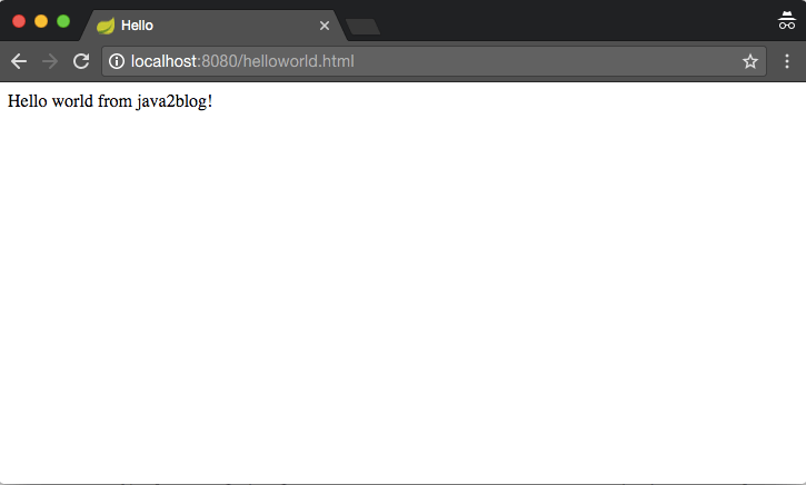 Spring Boot + Spring Security example - Java2Blog