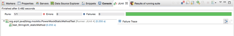 Mockito Mock static method - Java2Blog