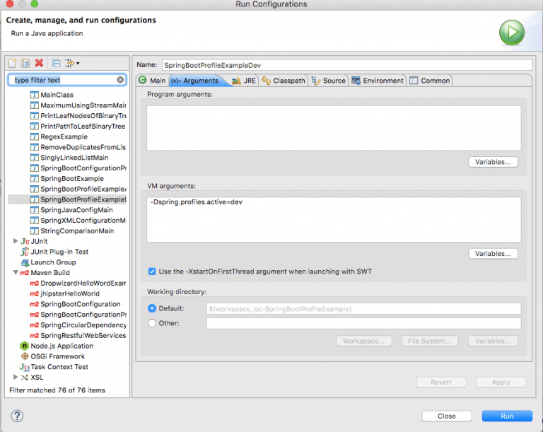 Spring boot profiles example - Java2Blog