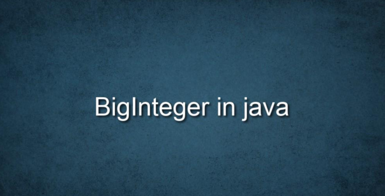 BigInteger in java - Java2Blog