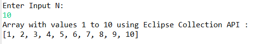 Create Array from 1 to n in Java [8 ways] - Java2Blog
