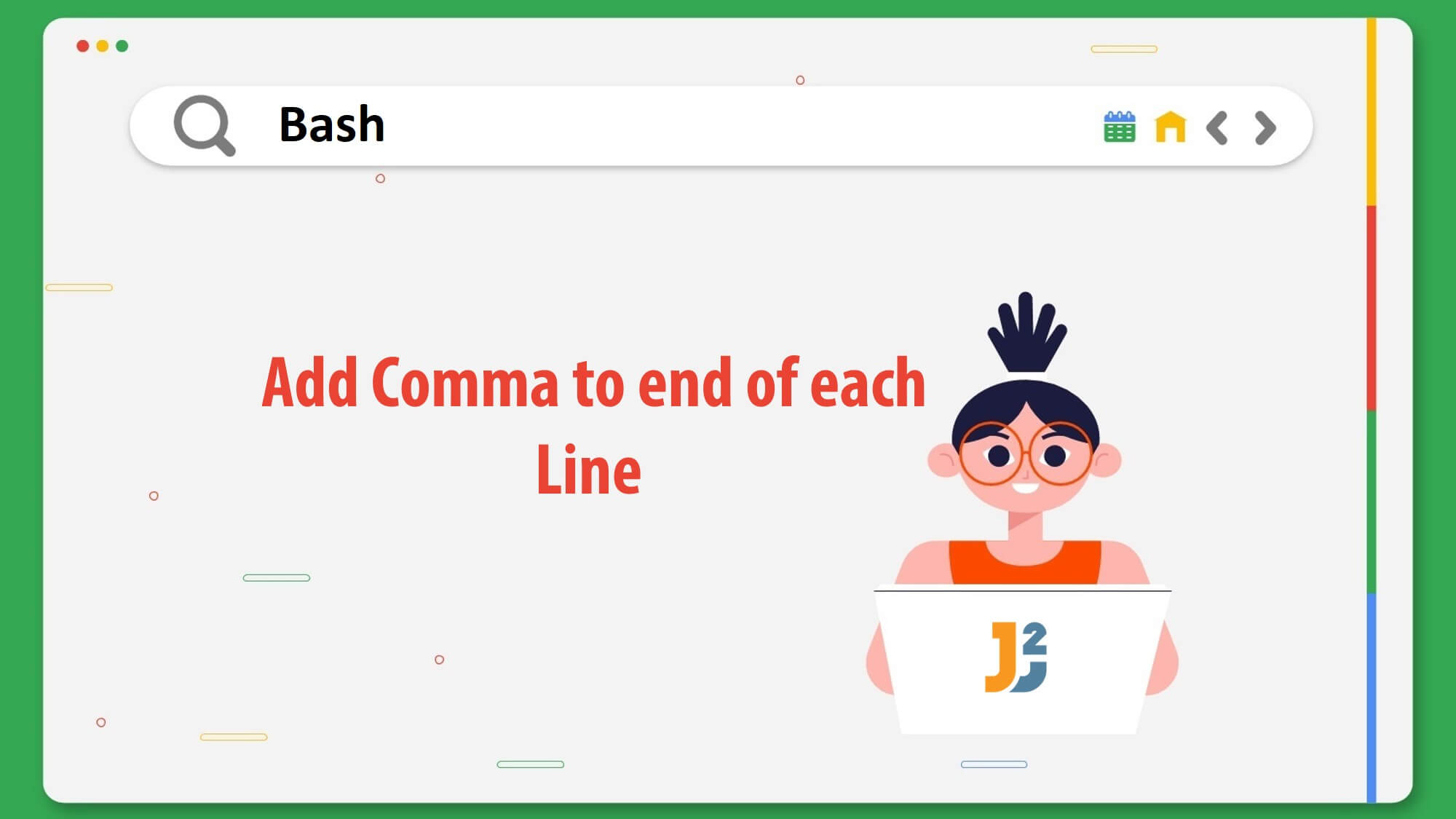 bash-add-comma-to-end-of-each-line-3-ways-java2blog